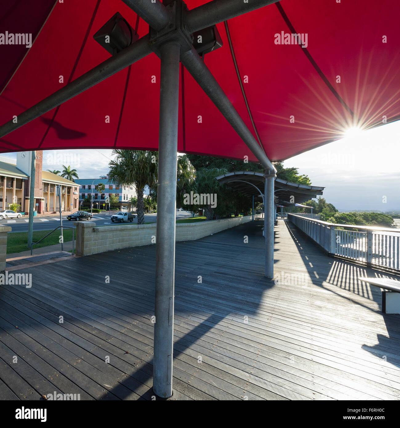 Pioneer River board walk Mackay QLD Australia Stock Photo - Alamy