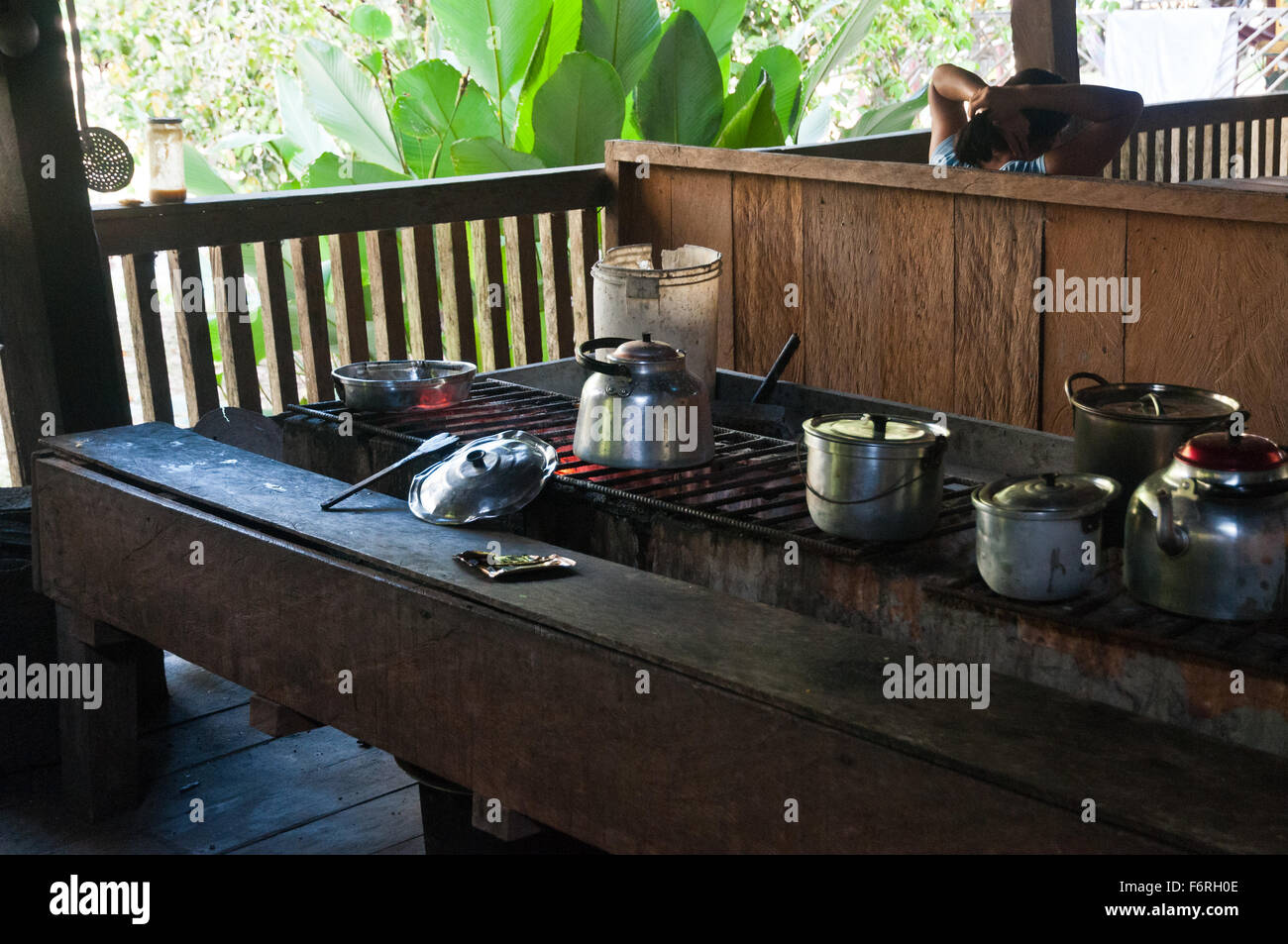 Cooking Place in Peru Stock Photo - Alamy