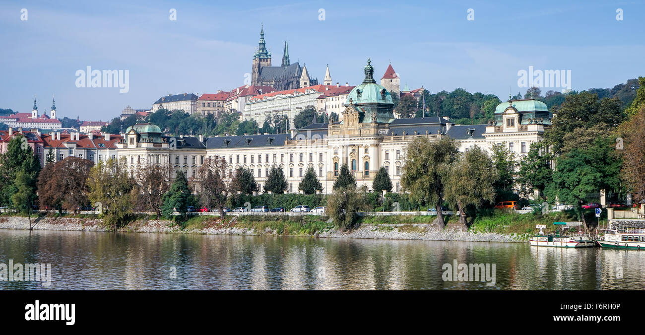 View from the Cechuv Bridge in Prague Stock Photo - Alamy