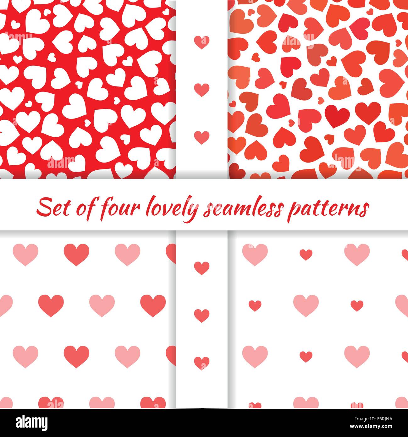 Set abstract vector patterns hi-res stock photography and images - Alamy