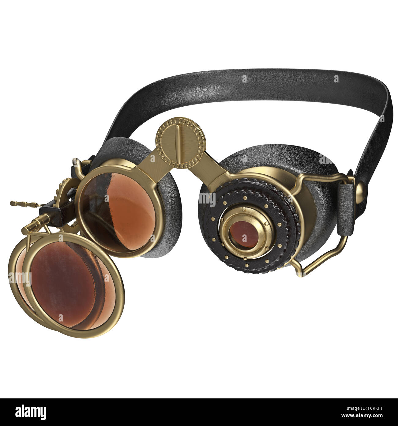 Glasses with round lenses retro style Stock Photo - Alamy