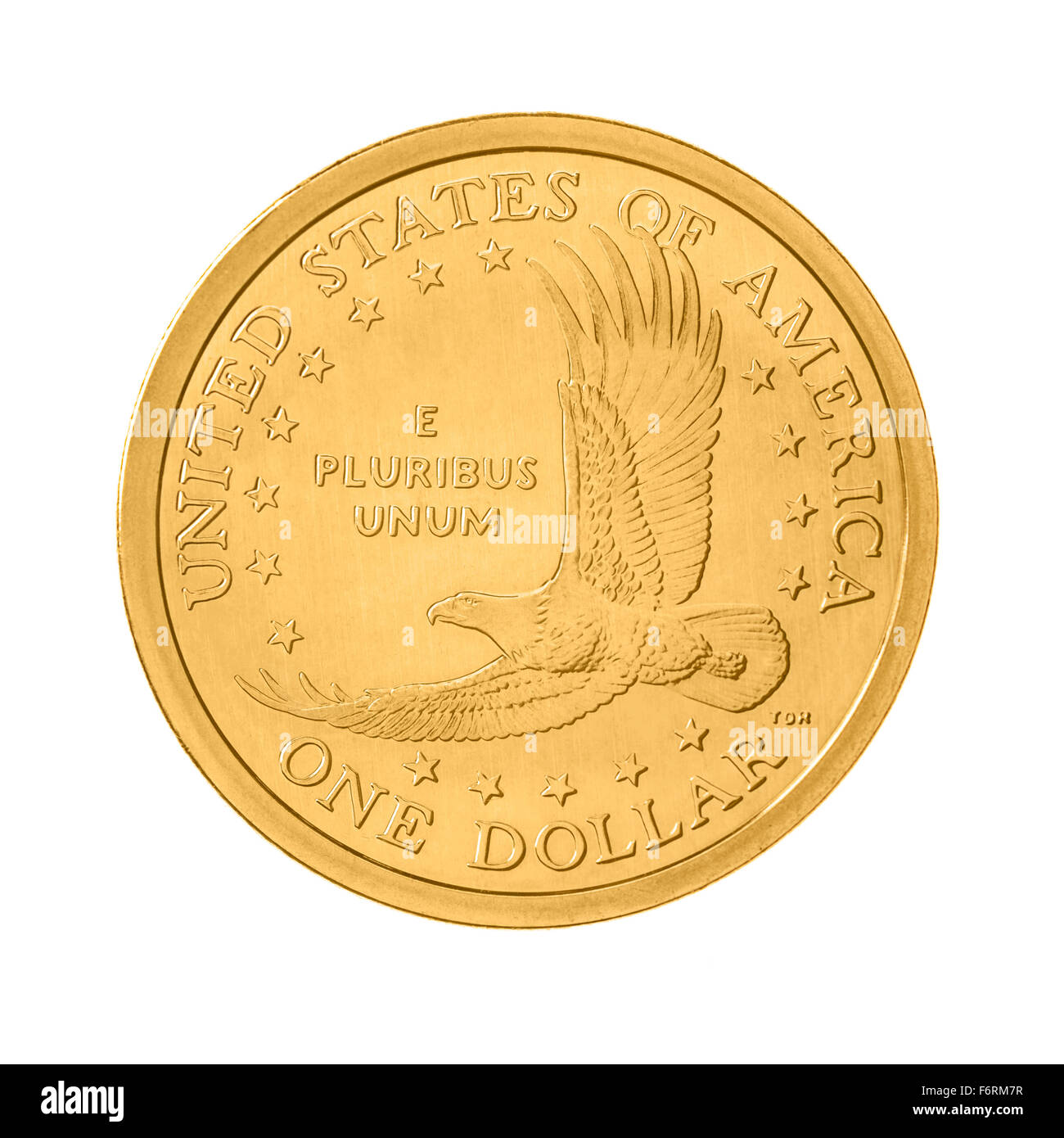 Coin one US dollar Stock Photo - Alamy
