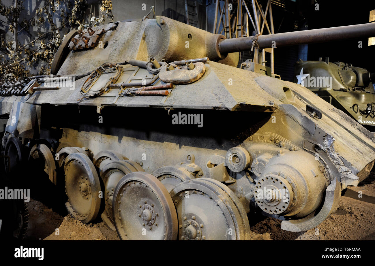 D Day,Panther german tank,Overlord Museum,Omaha Beach,Colleville-sur ...