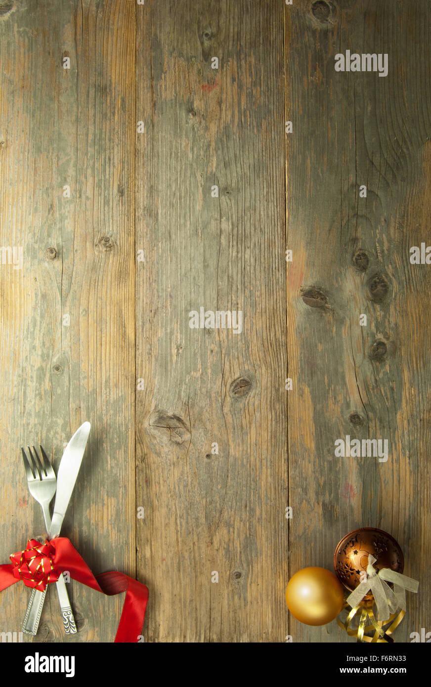Blank christmas menu Stock Photo - Alamy