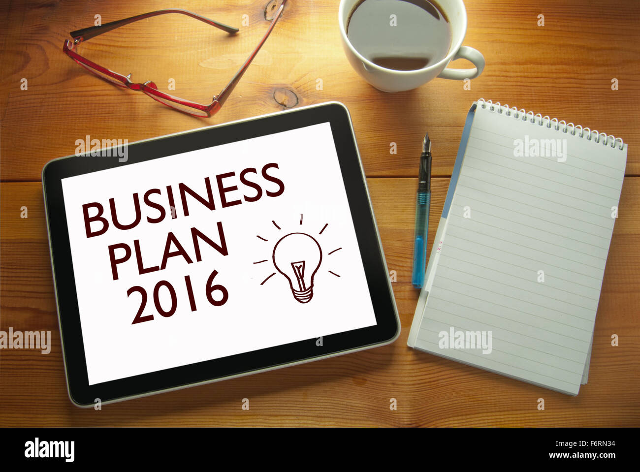 Business plan 2016 Stock Photo - Alamy