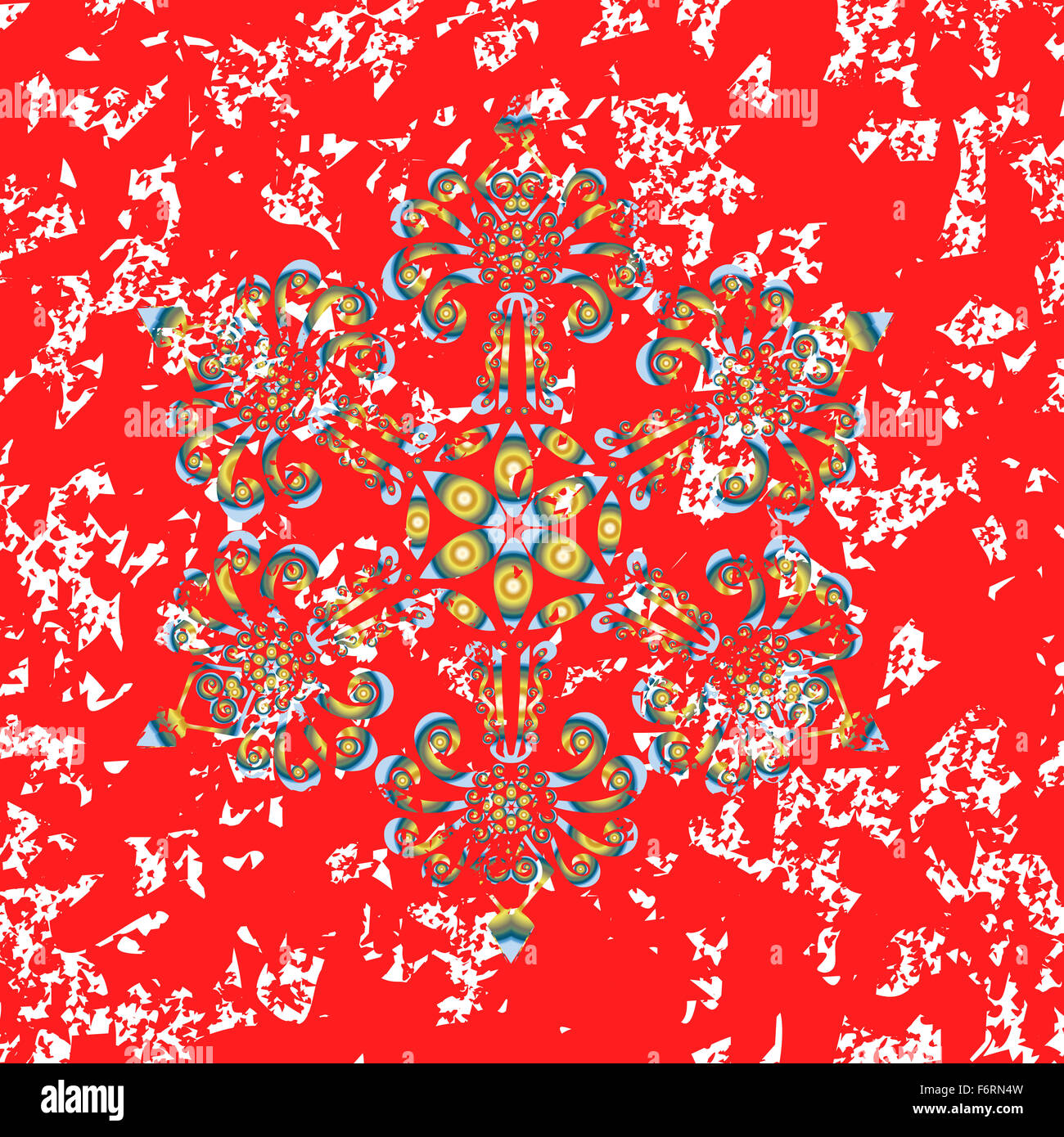 Star snowflake background Stock Photo - Alamy