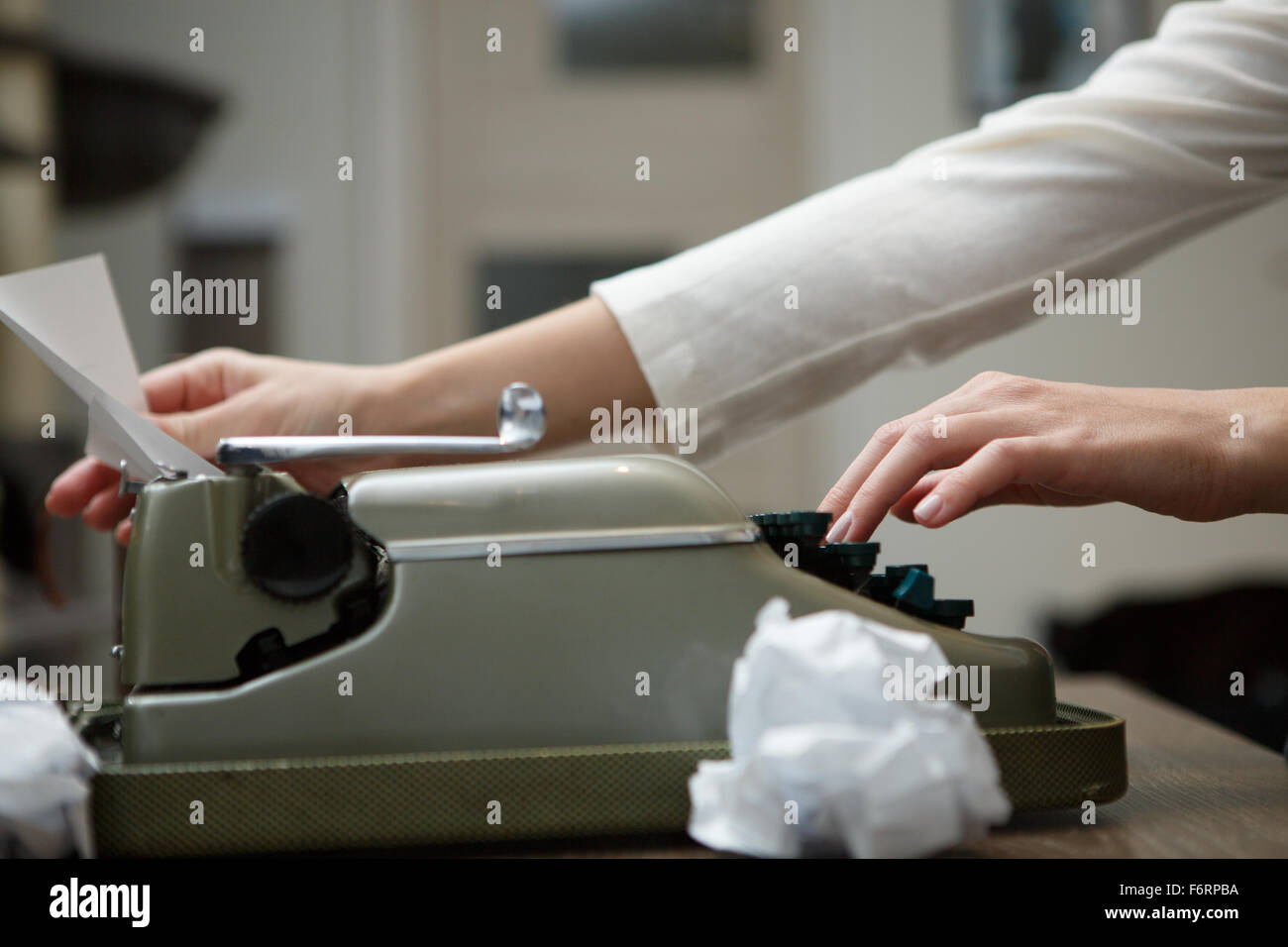 Old typewriter new computer hi-res stock photography and images - Alamy