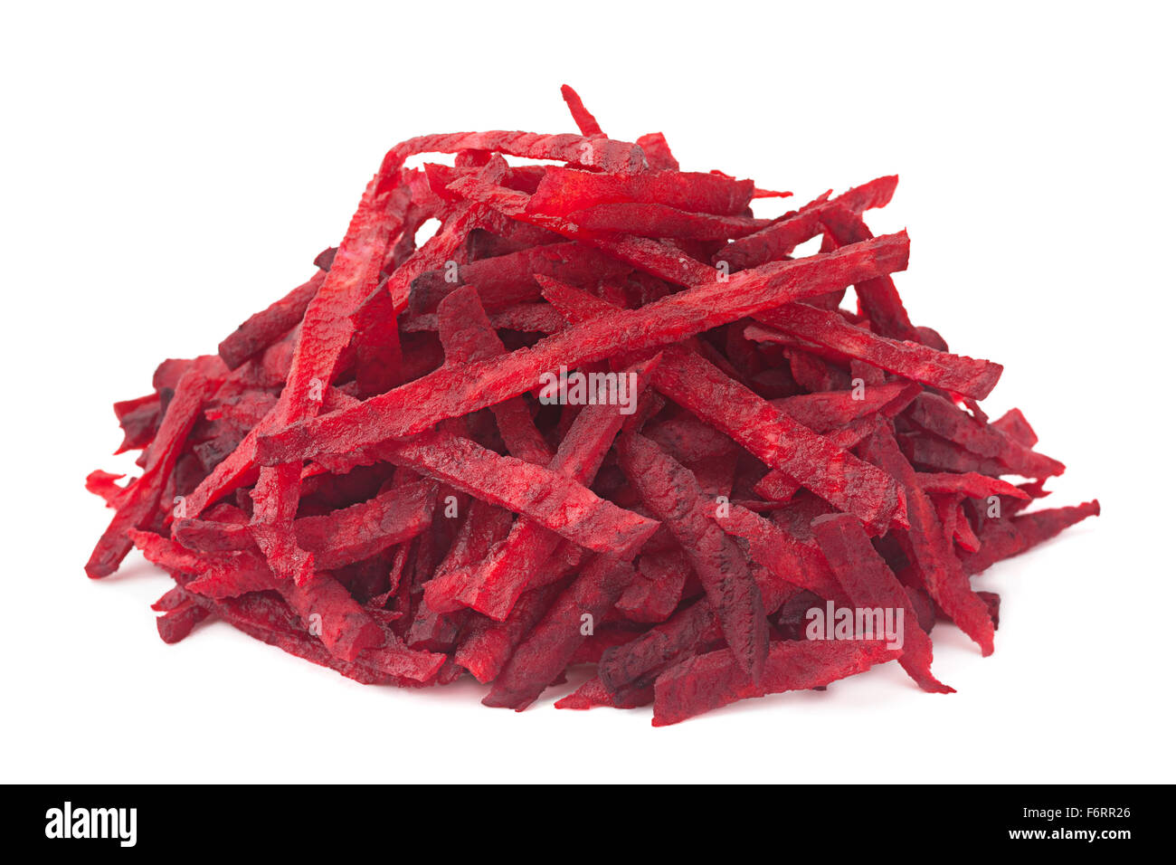 Beet vegetable chopped closeup isolated on white Stock Photo - Alamy