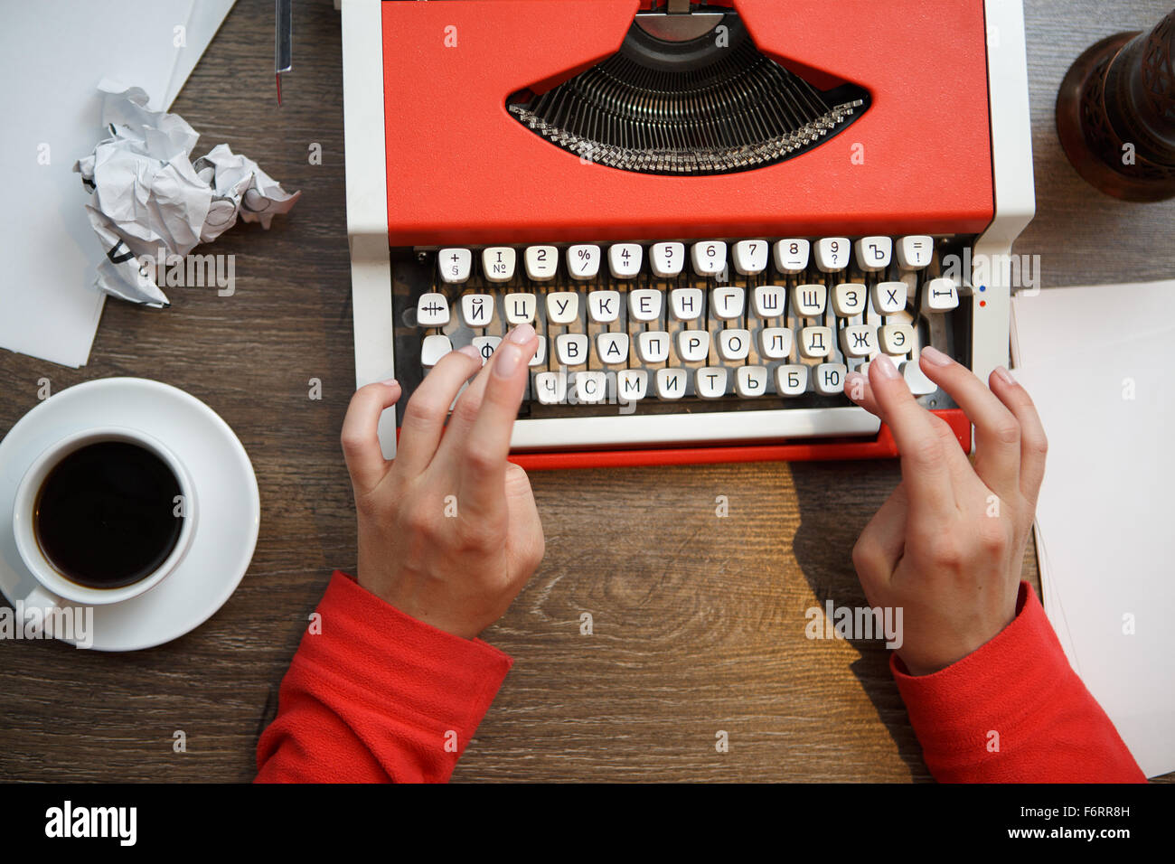 Old school typing hi-res stock photography and images - Alamy