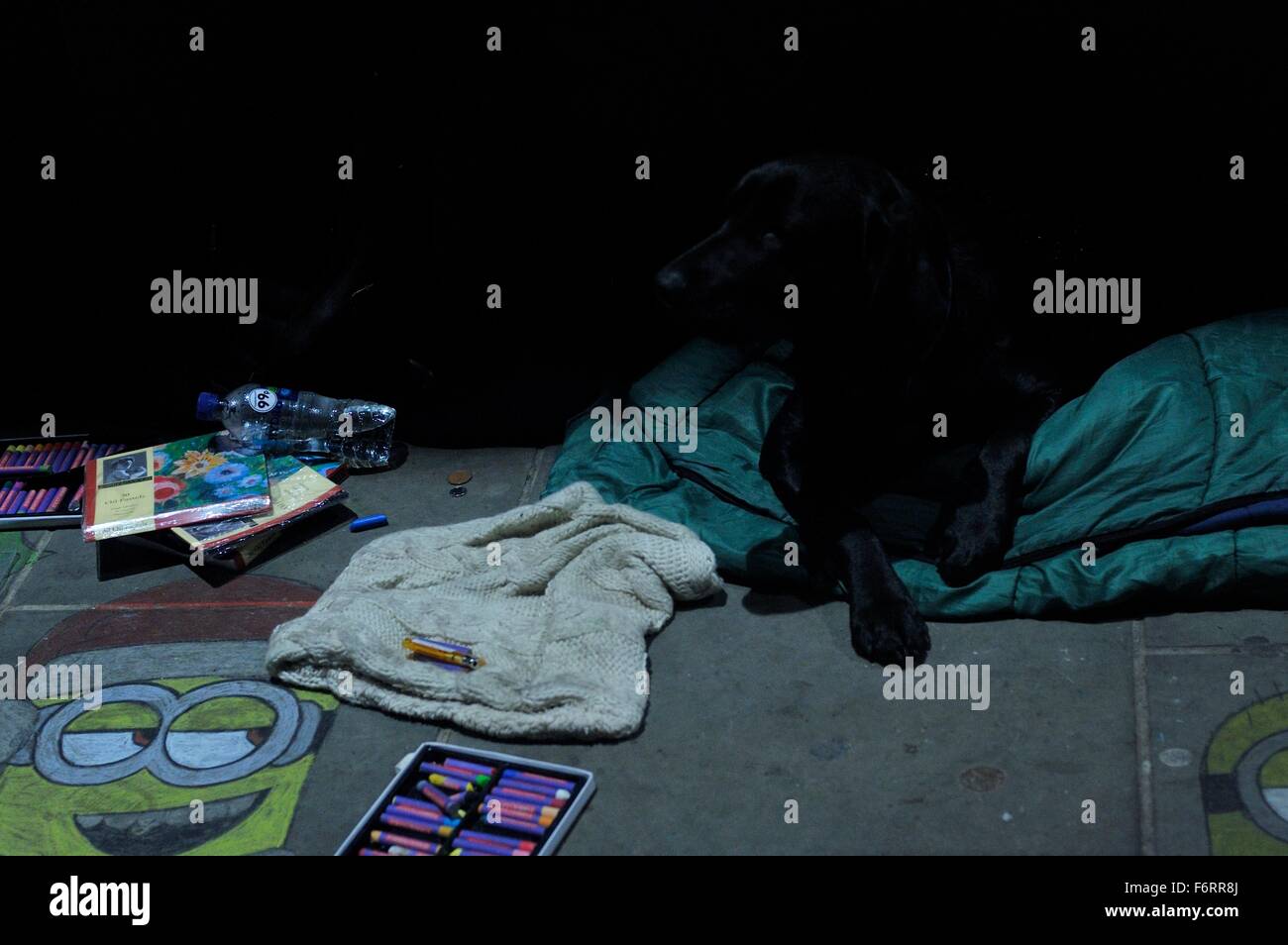 Homeless person cut hi-res stock photography and images - Alamy