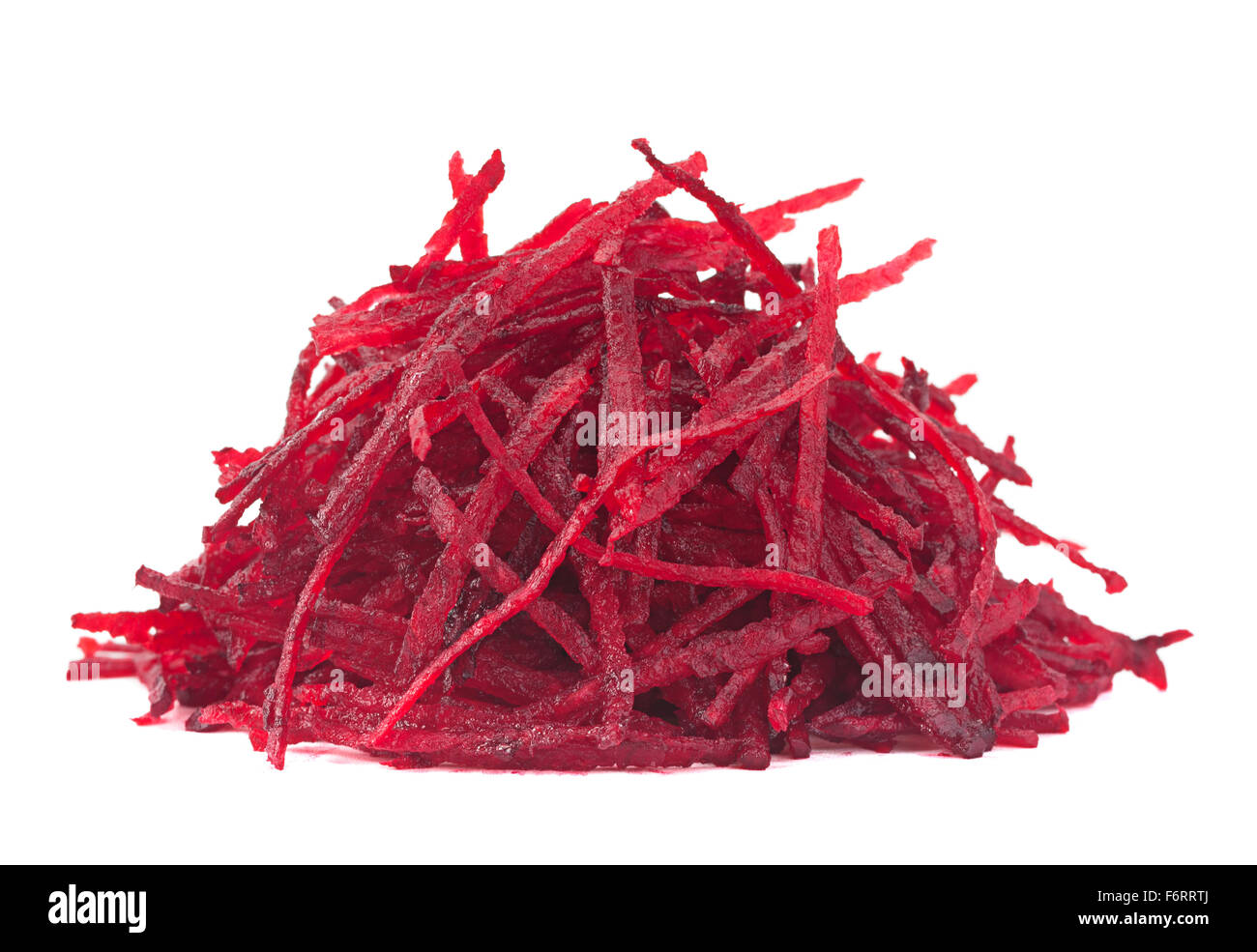 Beet vegetable chopped closeup isolated on white Stock Photo - Alamy