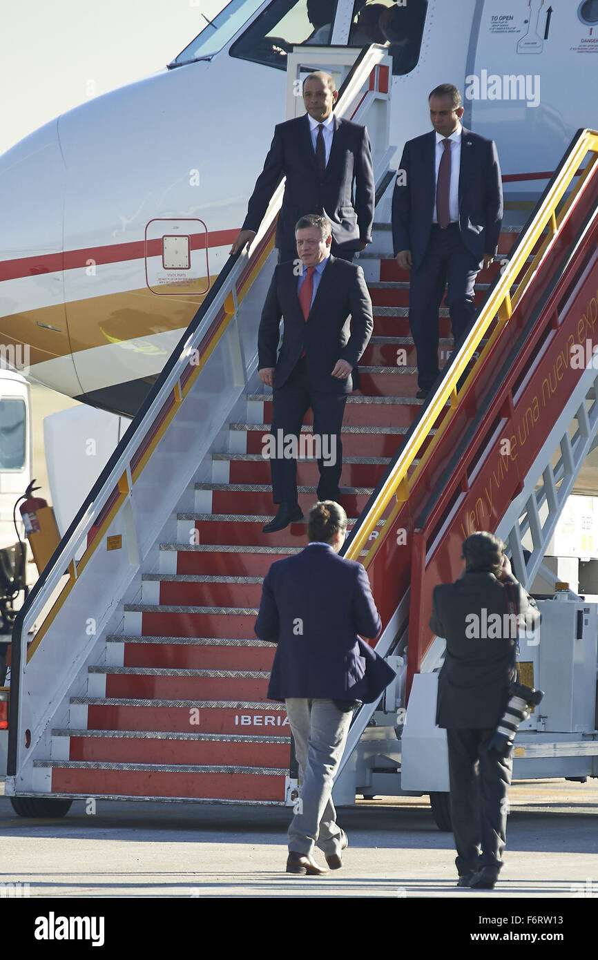 Madrid, Spain. 19th Nov, 2015. King Felipe VI of Spain and Queen ...