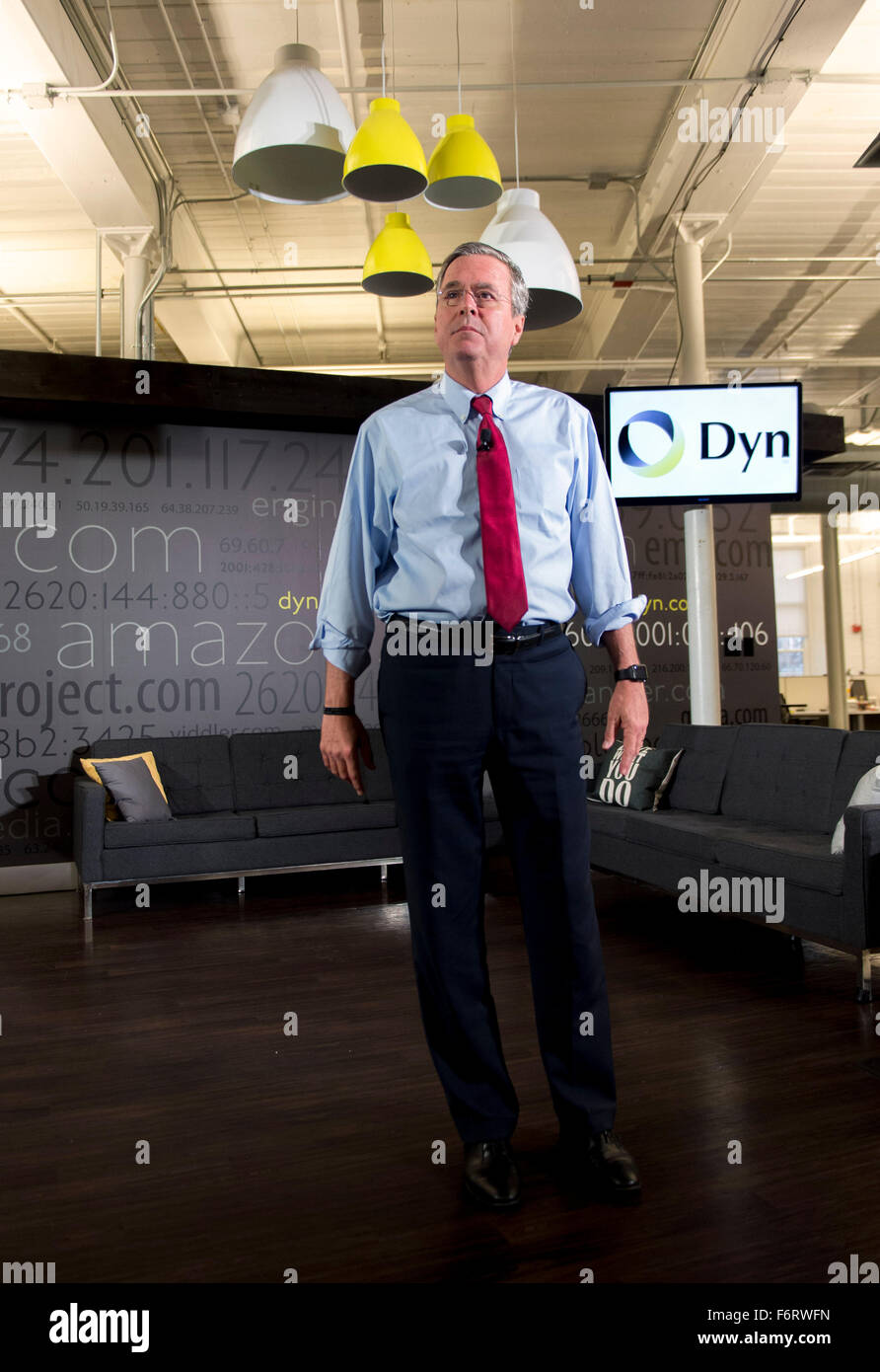 Nov.19, 2015 - Manchester, New Hampshire, U.S. - Former Florida ...