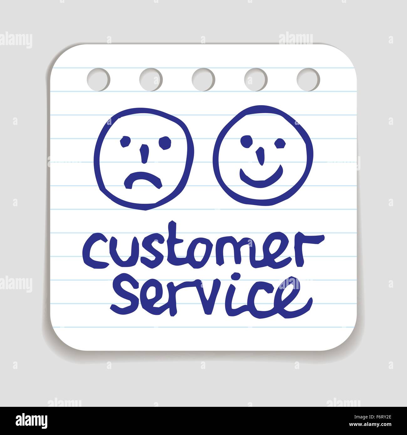 Doodle Customer Service icon Stock Vector Image & Art - Alamy