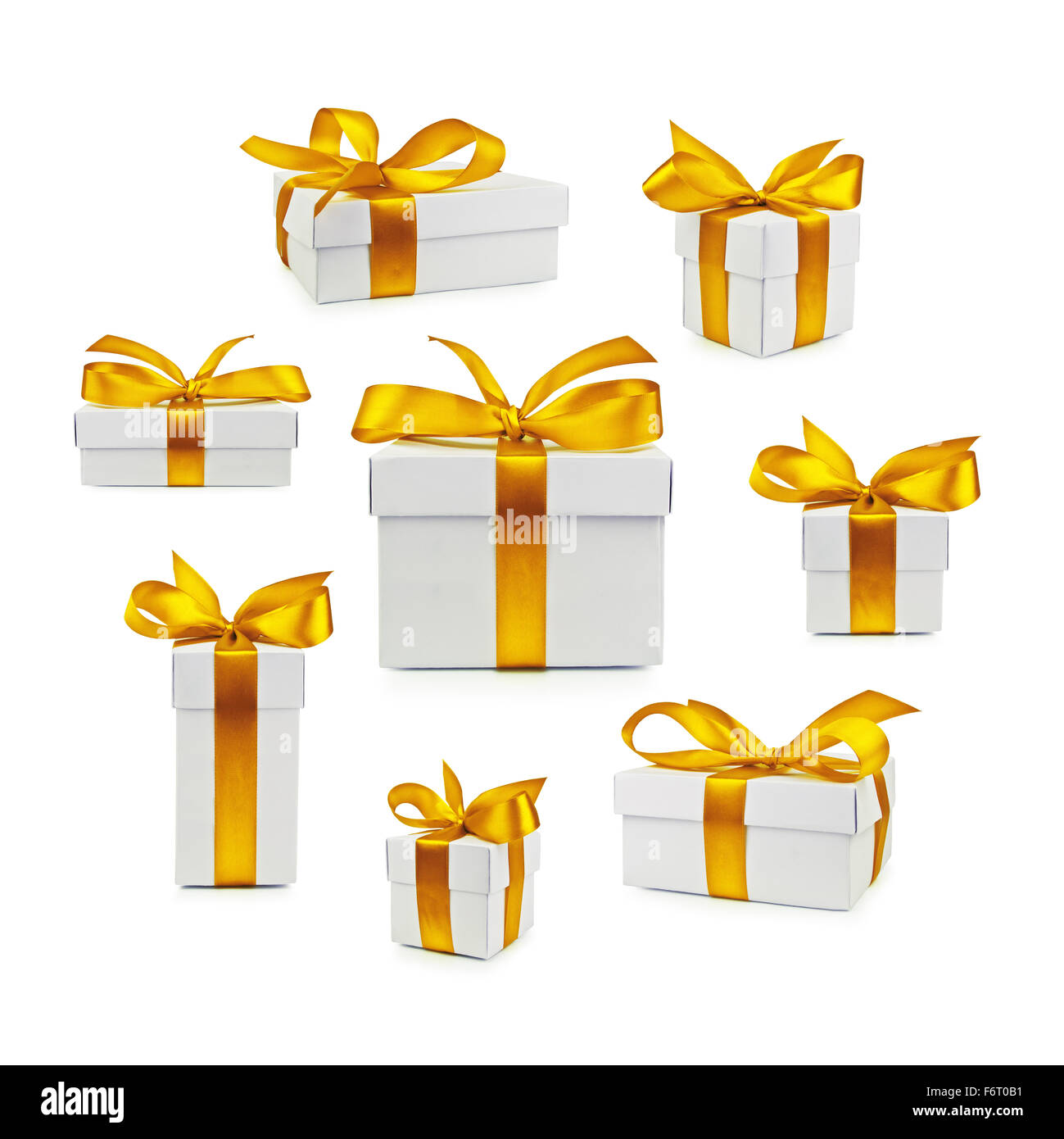 set of gift box isolated Stock Photo - Alamy
