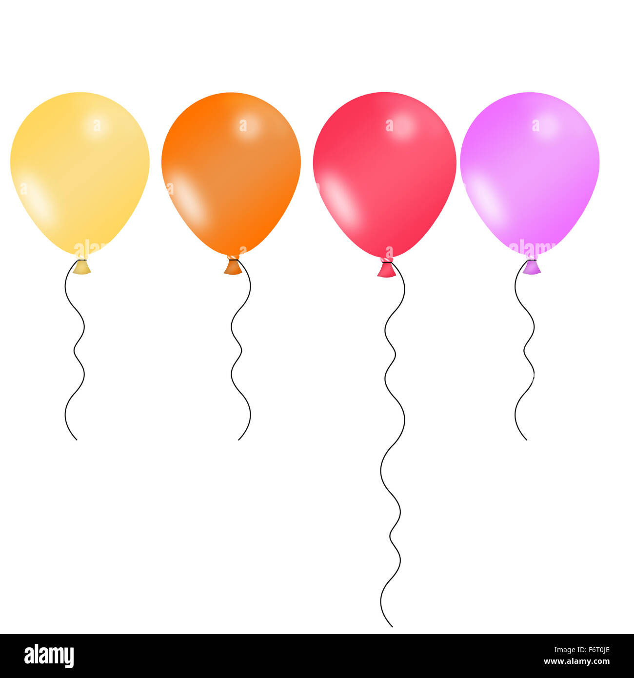 Bunch of balloons Cut Out Stock Images & Pictures - Alamy