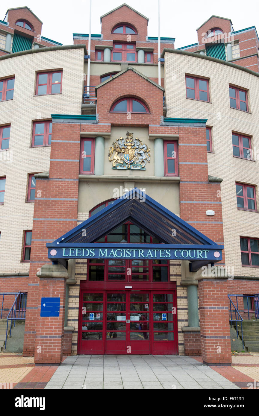Leeds Magistrates Court Leeds West yorkshire Stock Photo - Alamy