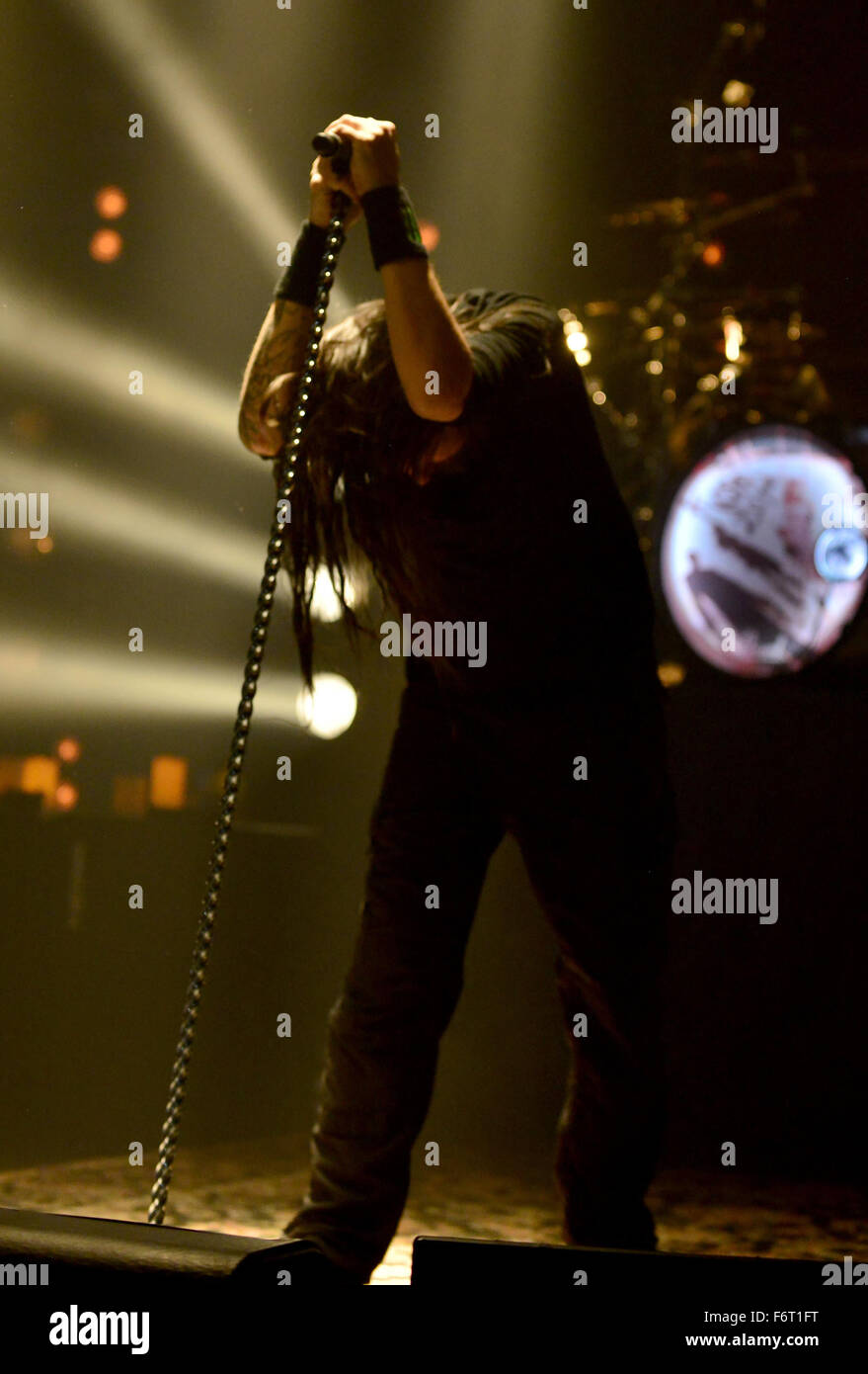 Korn perform onstage at The Fillmore Miami Beach at Jackie Gleason ...