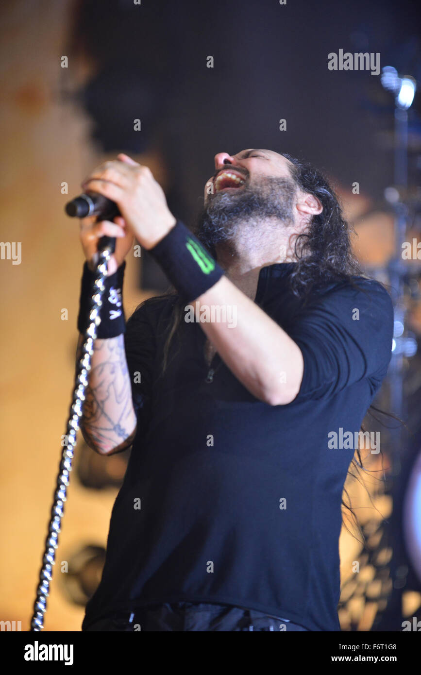 Korn perform onstage at The Fillmore Miami Beach at Jackie Gleason ...
