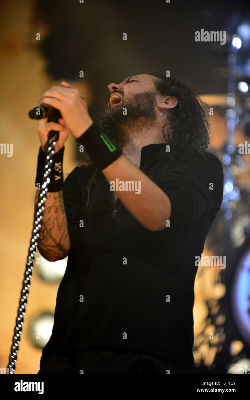 Korn perform onstage at The Fillmore Miami Beach at Jackie Gleason ...