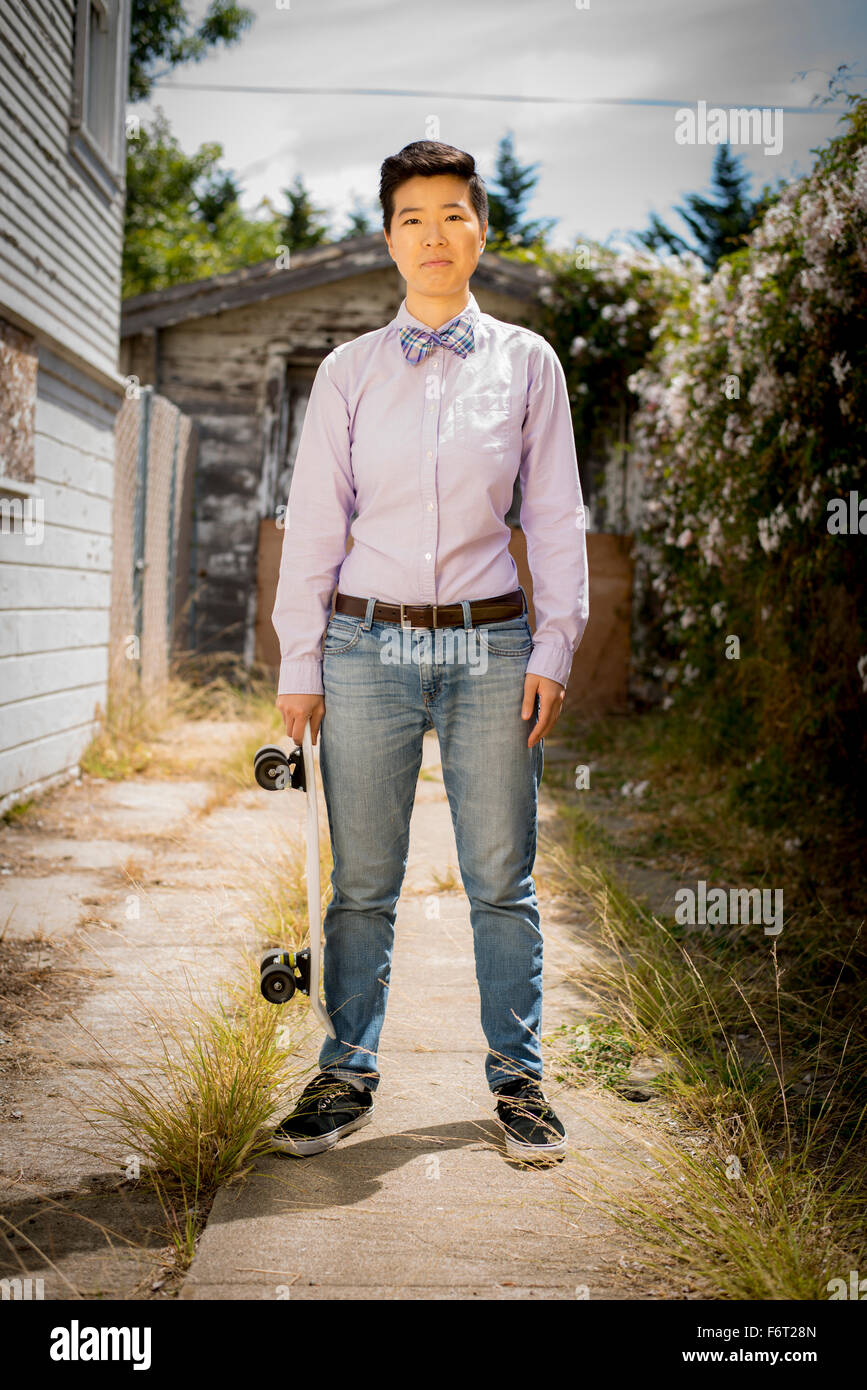 Androgynous full body hi-res stock photography and images - Alamy