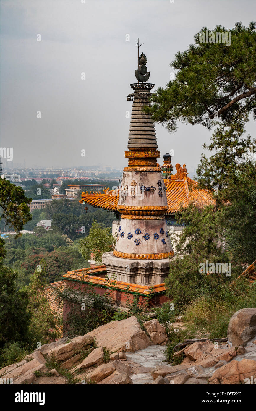 Forbidden City temple spires, Beijing, China Stock Photo - Alamy