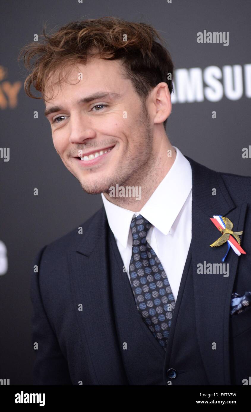 New York, NY, USA. 18th Nov, 2015. Sam Claflin at arrivals for THE ...