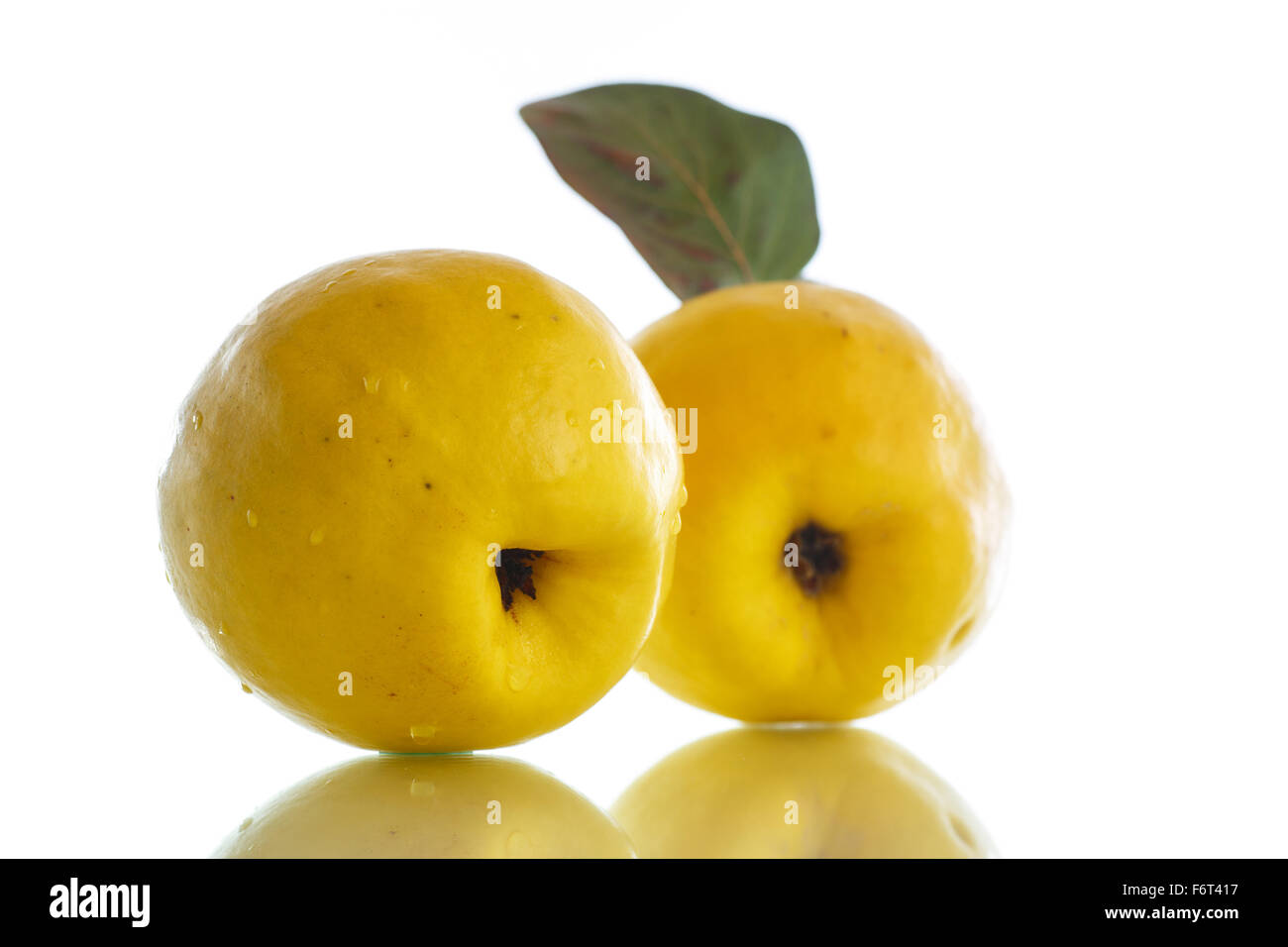 natural organic ripe quince Stock Photo - Alamy