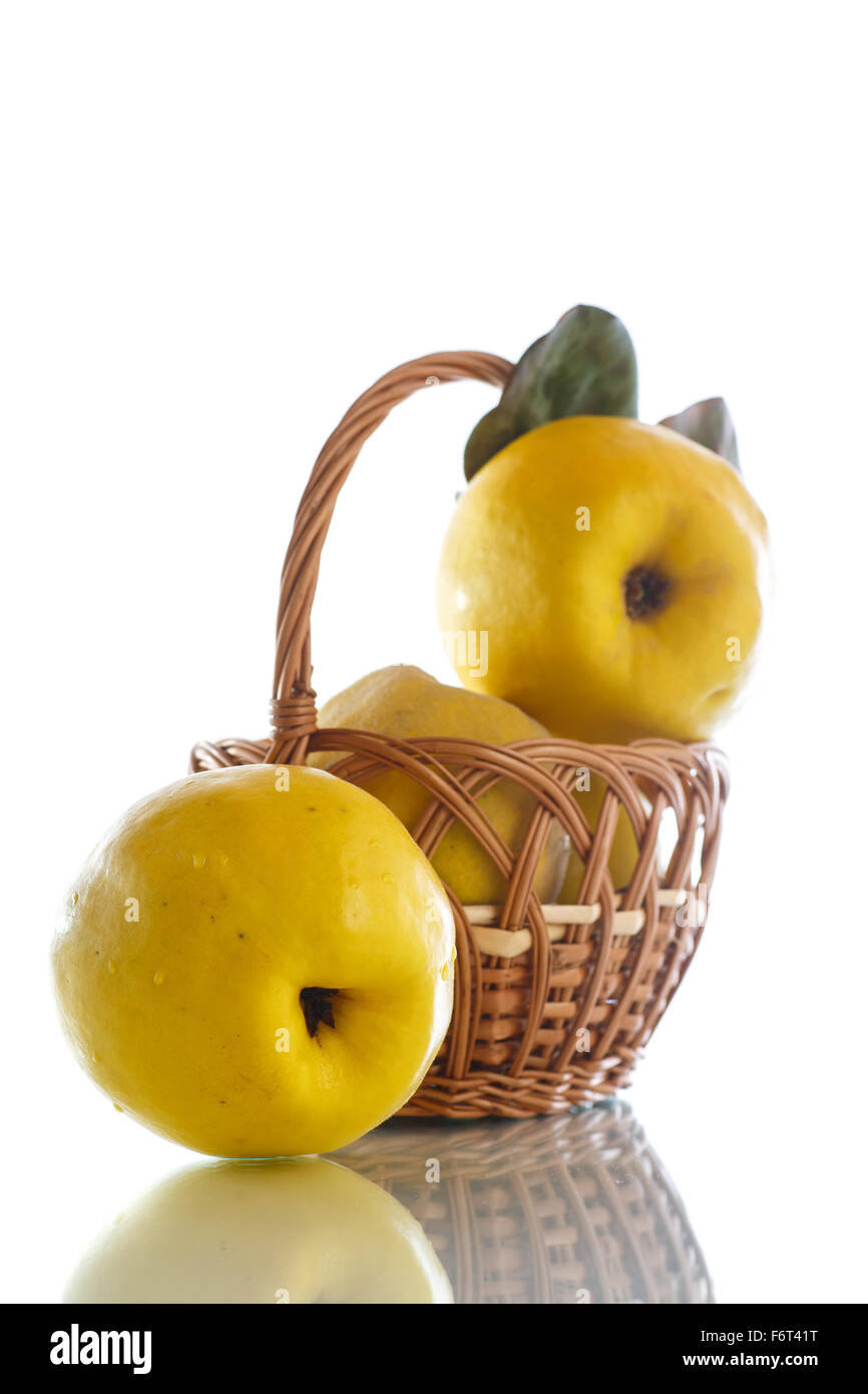 natural organic ripe quince Stock Photo - Alamy