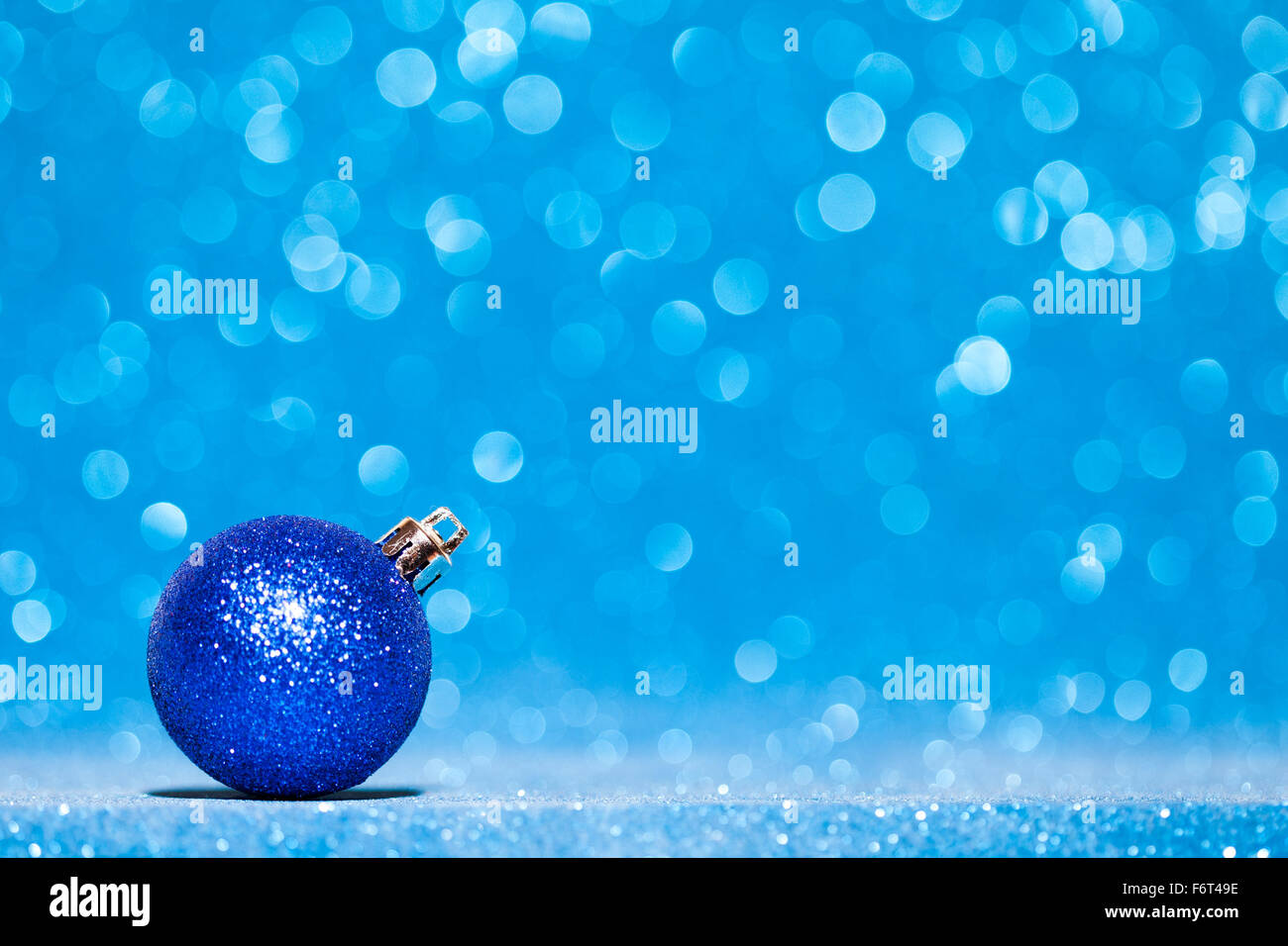 Beautiful Glitter christmas ball Stock Photo - Alamy