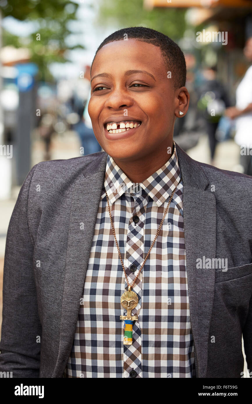 Jamaican women smiling hi-res stock photography and images - Alamy