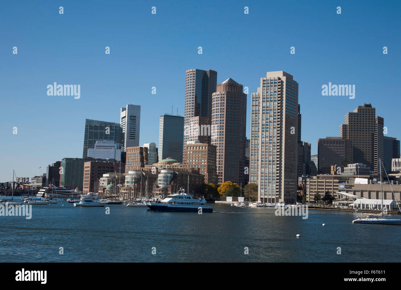 High Rise office buildings The Waterfront Boston Massachusetts USA ...