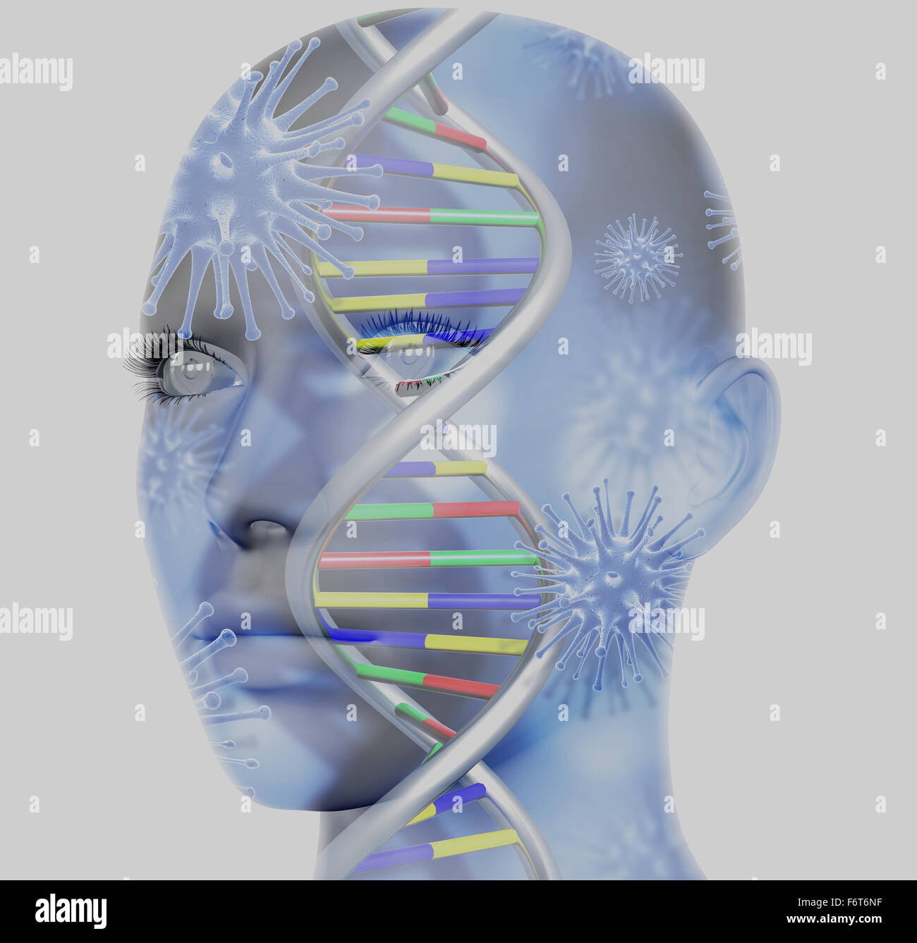 Concept figure dna hi-res stock photography and images - Alamy