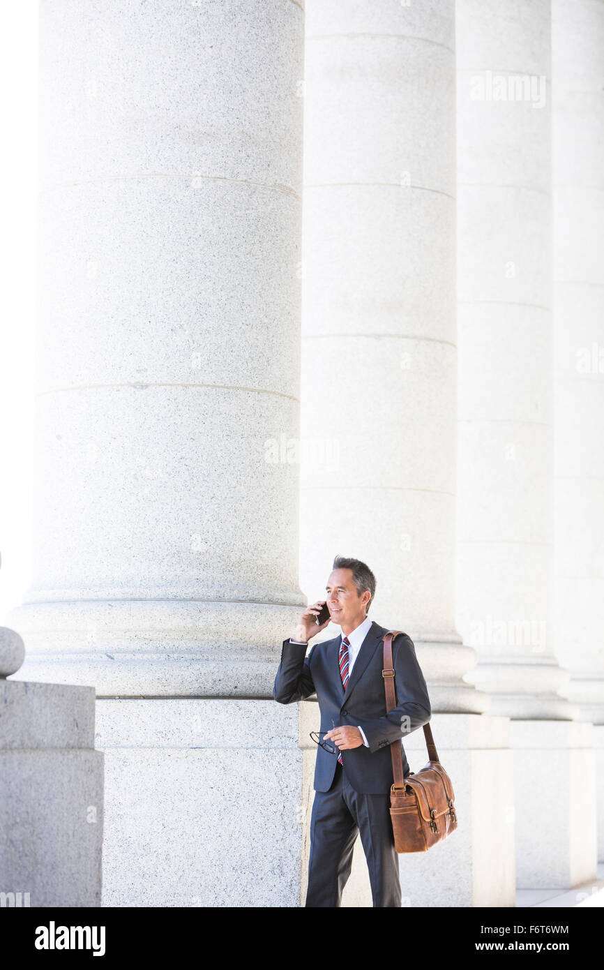 Man holding column hi-res stock photography and images - Alamy