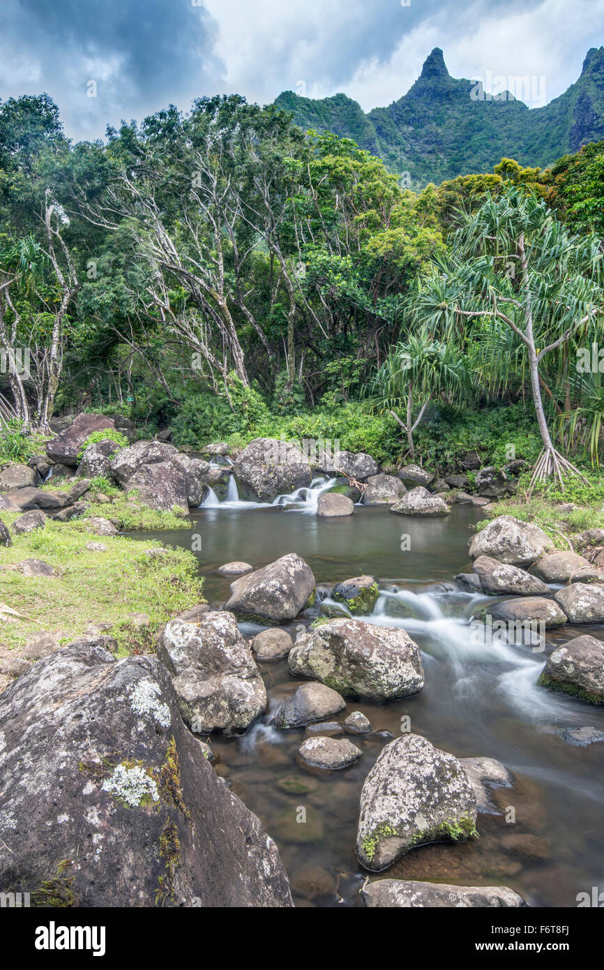 River flowing over rocks Stock Photo - Alamy