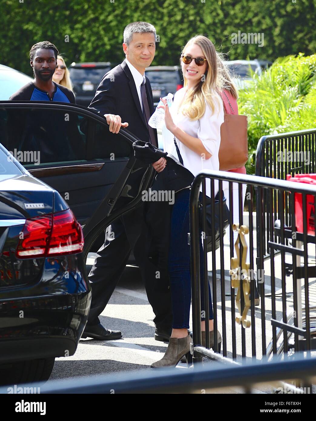 Dylan Penn arrives at Universal Studios Hollywood for an appearance on ...