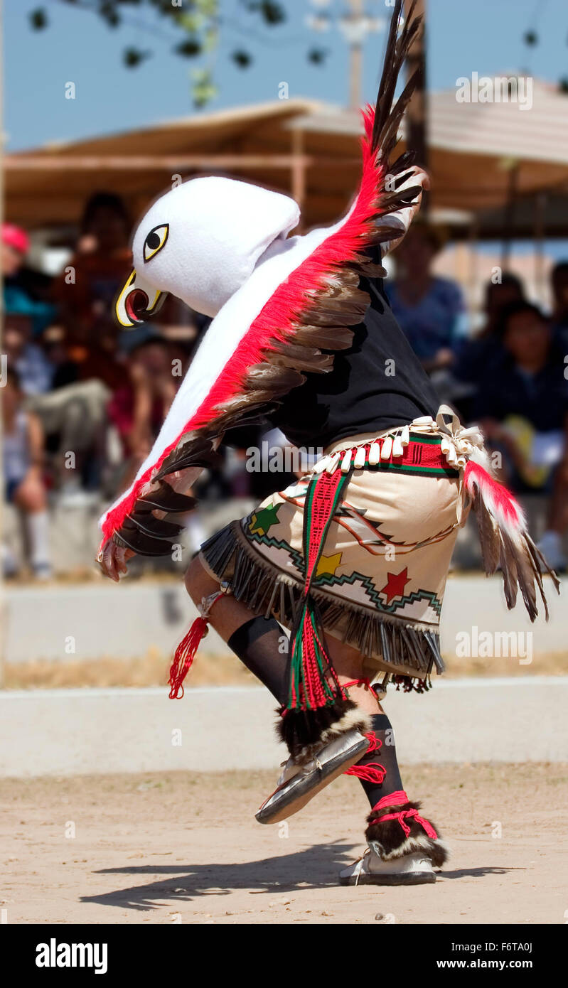 Eagle dancer, Eight Northern Pueblos Arts and Crafts Show, Ohkay ...