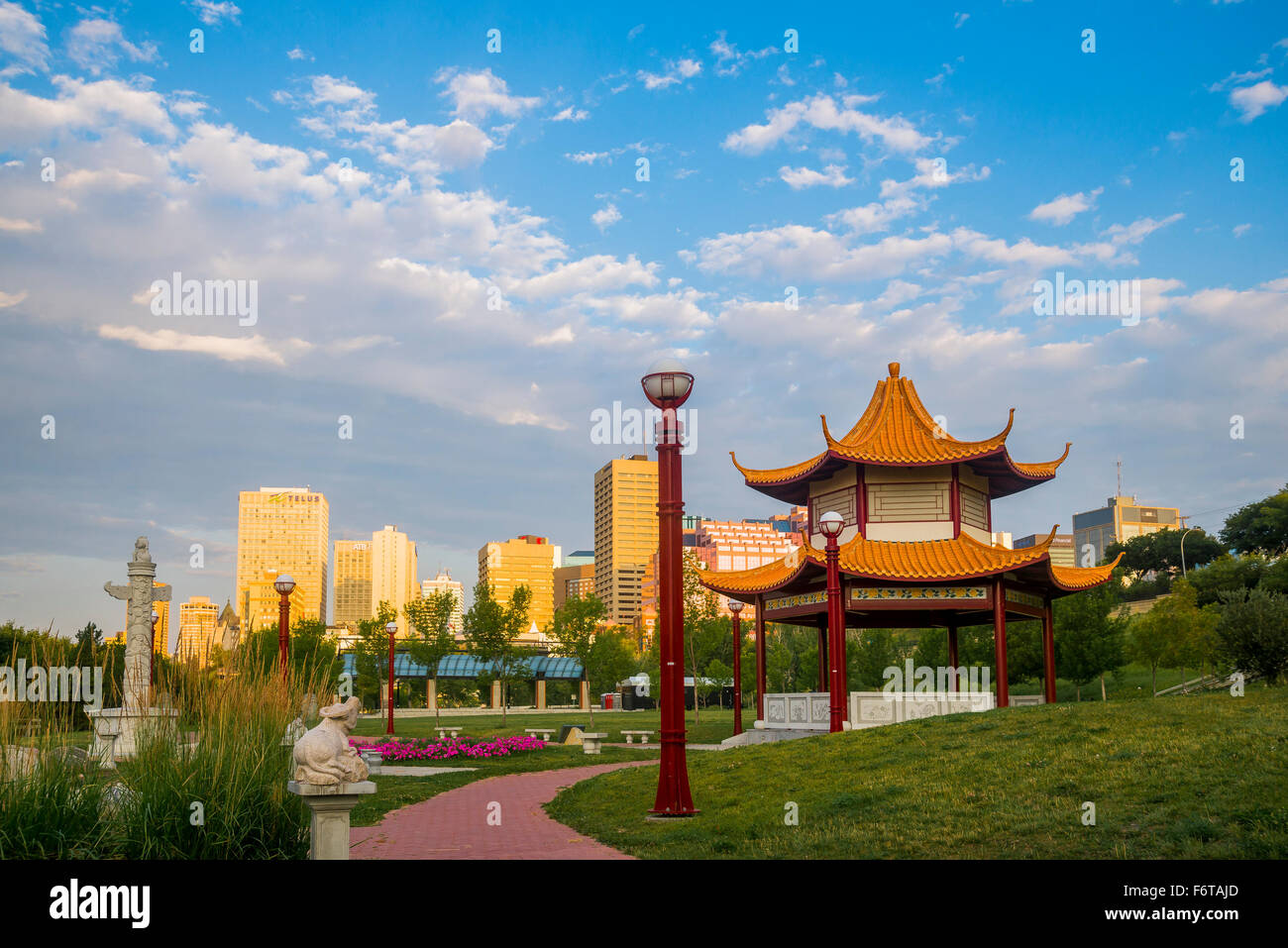 Chinese garden edmonton pagoda alberta canada chinese garden edmonton ...