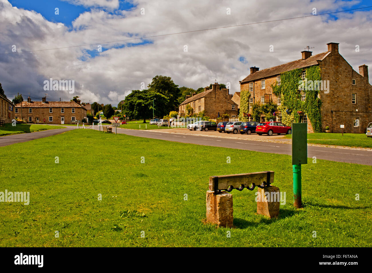 Village Green, Romaldkirk Stock Photo - Alamy