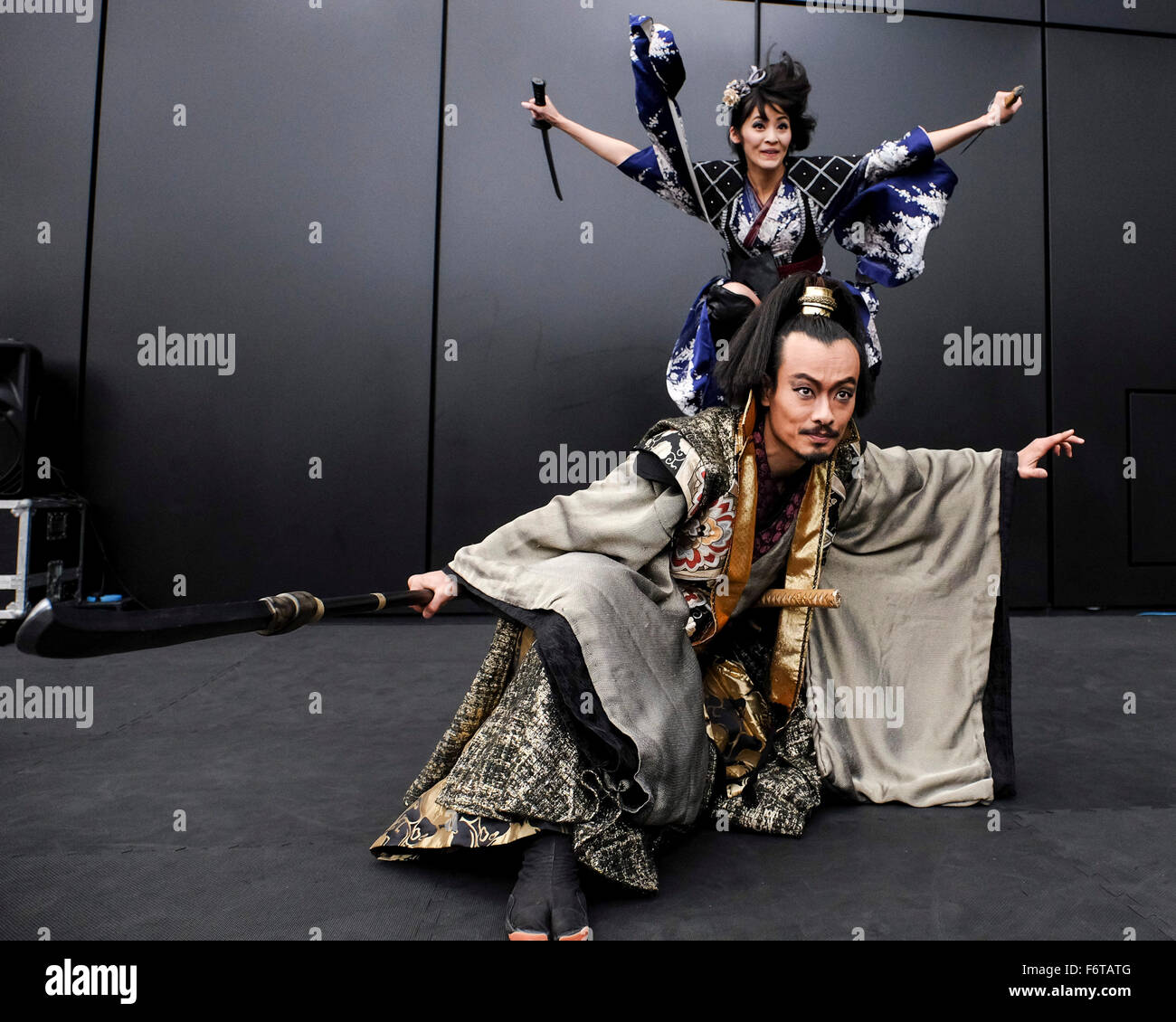 Photocall: The Japanese theatre company 30-DELUX present a samurai ...