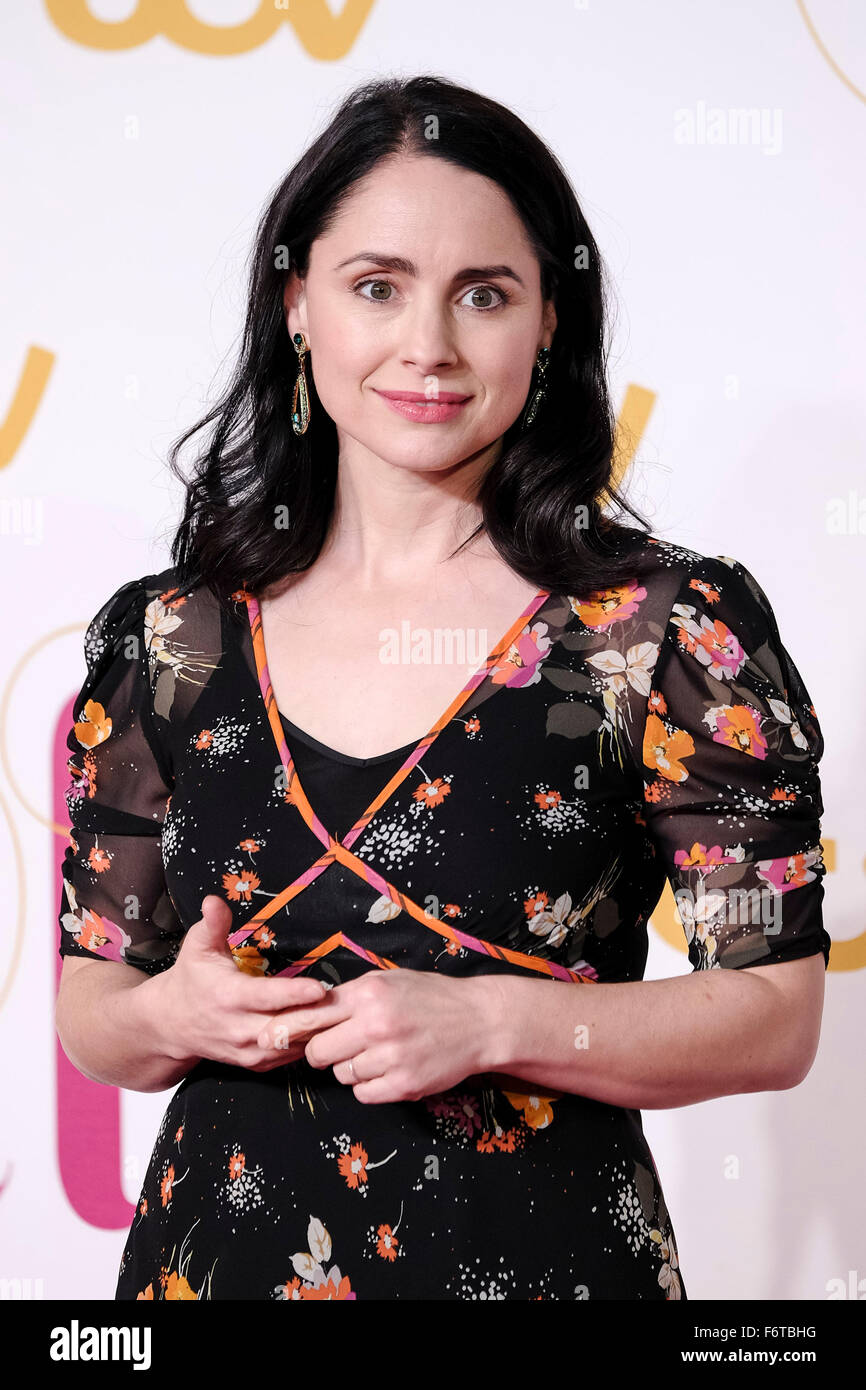 Laura Fraser arrives on the red carpet for the ITV Gala on 19/11/2015 ...