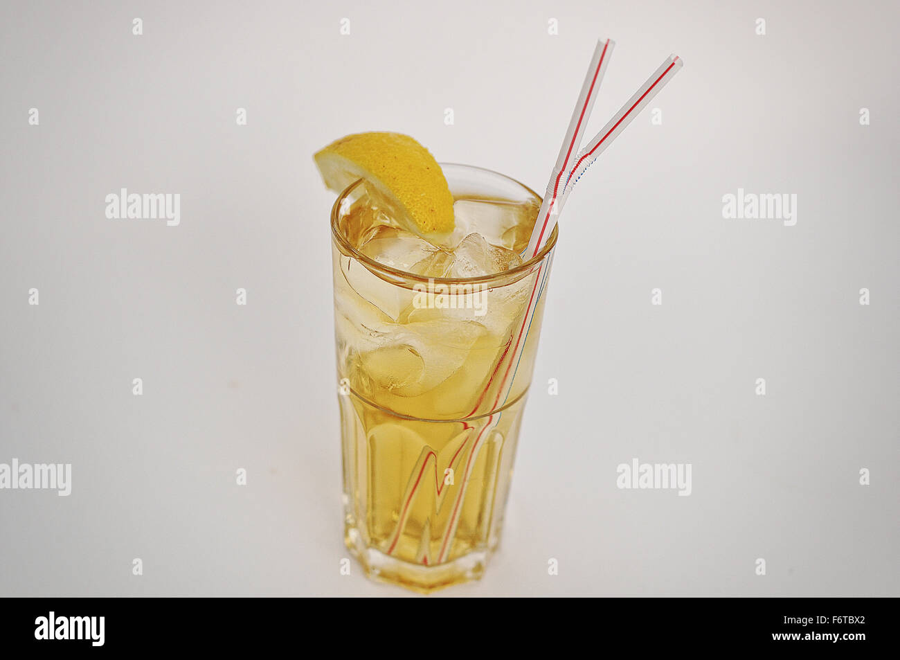 ice tea isolated on the white background Stock Photo - Alamy