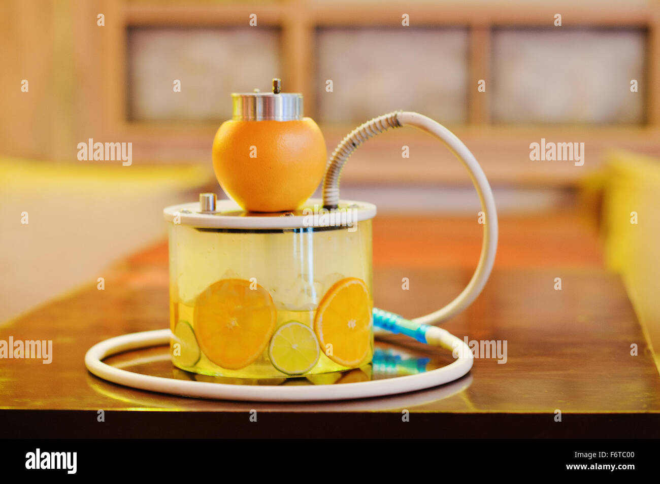 modern hookah with variable lighting Stock Photo - Alamy