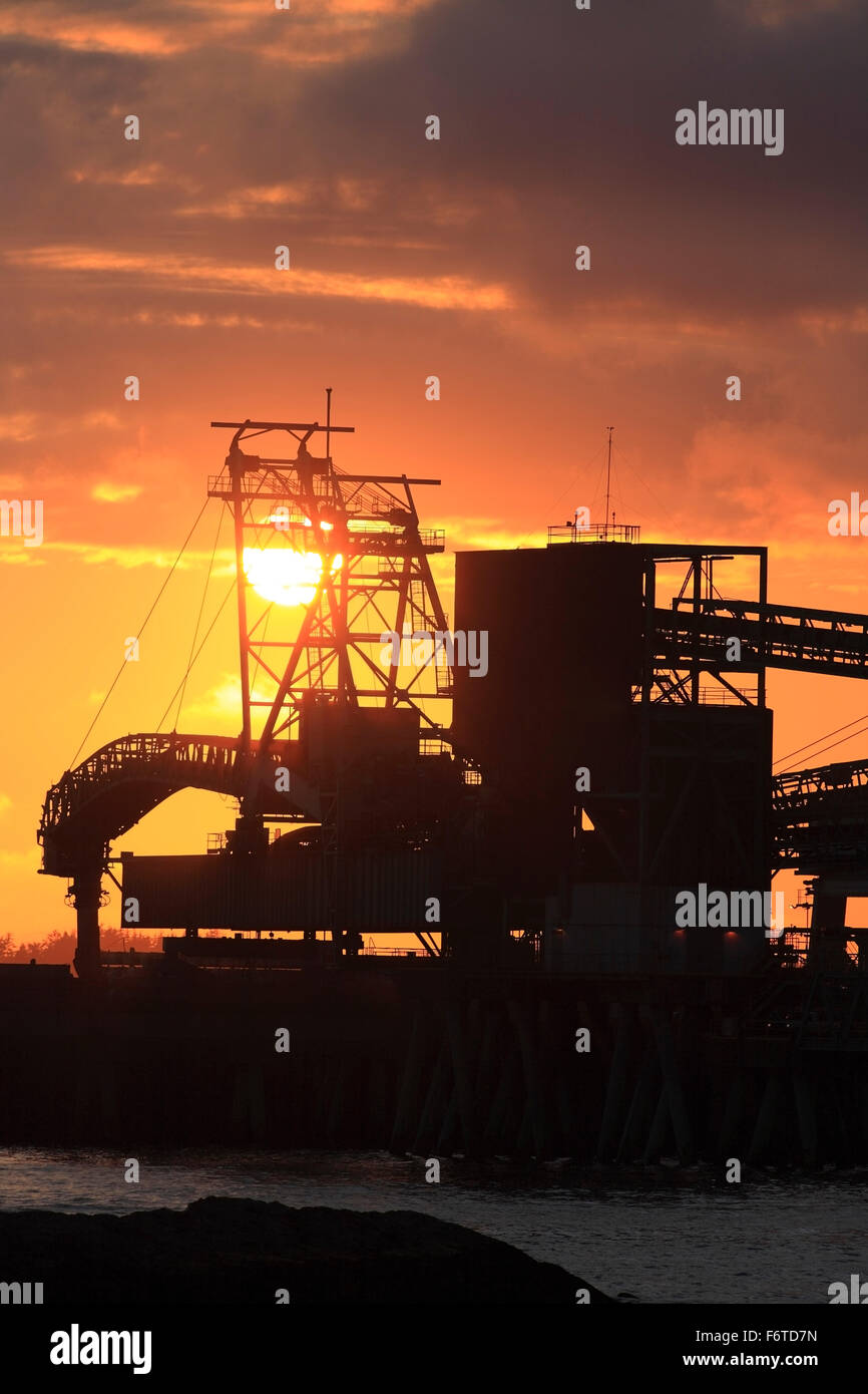 Coal loading terminal, Ridley Island, Prince Rupert, BC Stock Photo - Alamy