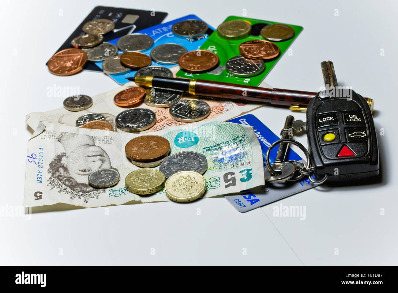 Keys debit cards hi-res stock photography and images - Alamy