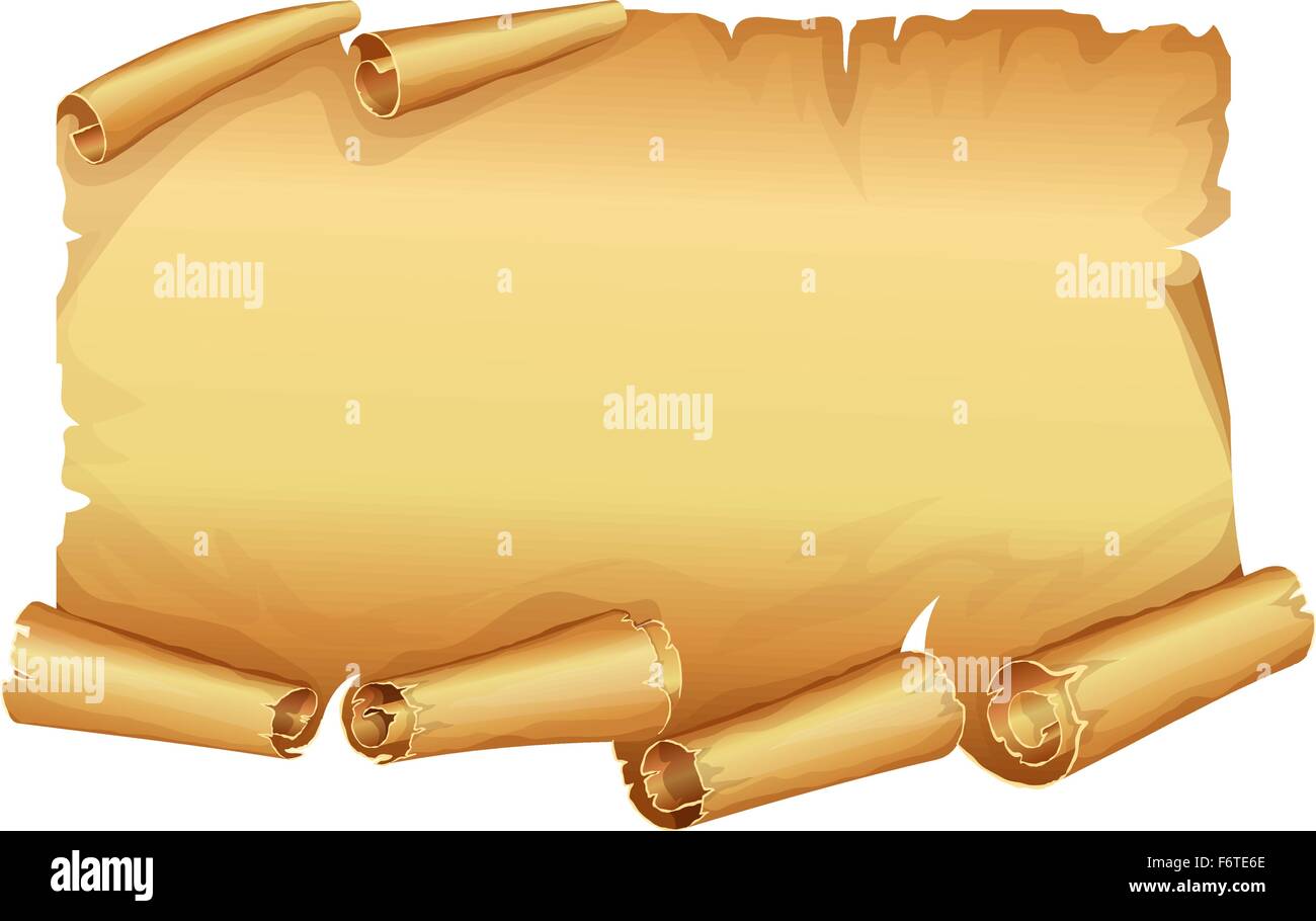 Big golden scroll of parchment Stock Vector Image & Art - Alamy