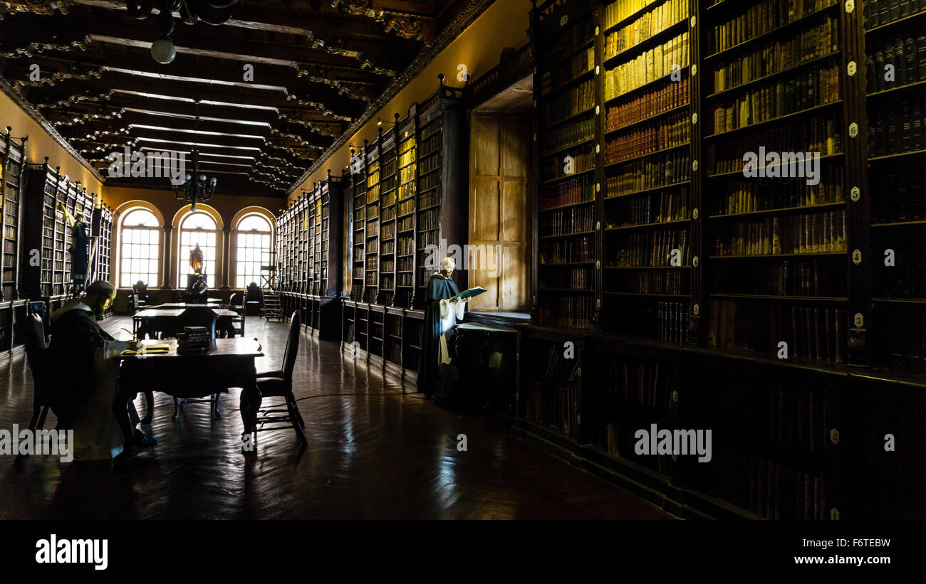Library of the Convent of Santo Domingo in Lima, Peru Stock Photo - Alamy
