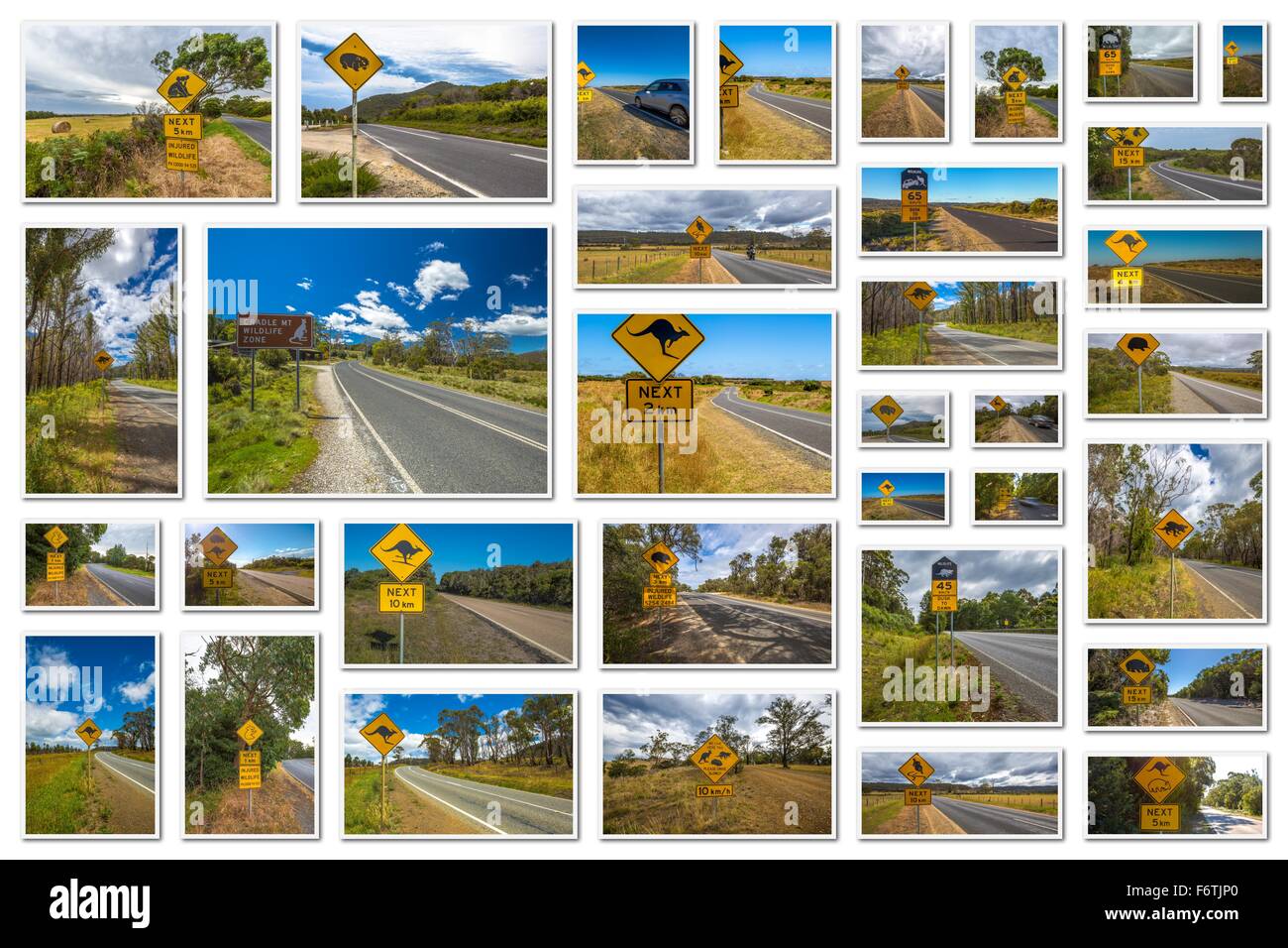 Australian road signs Stock Photo - Alamy