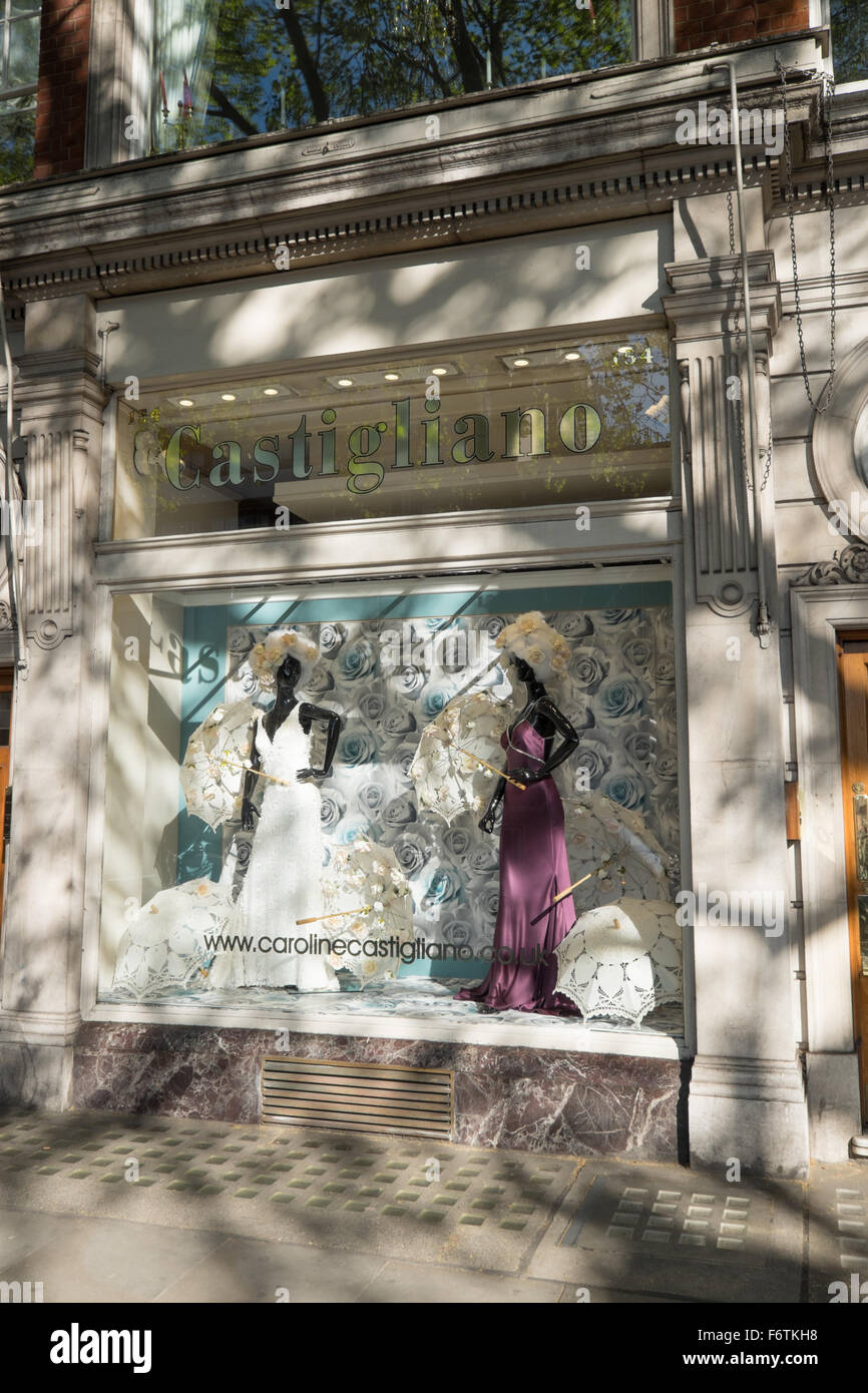 Shop windows in Knightsbridge,London Stock Photo - Alamy