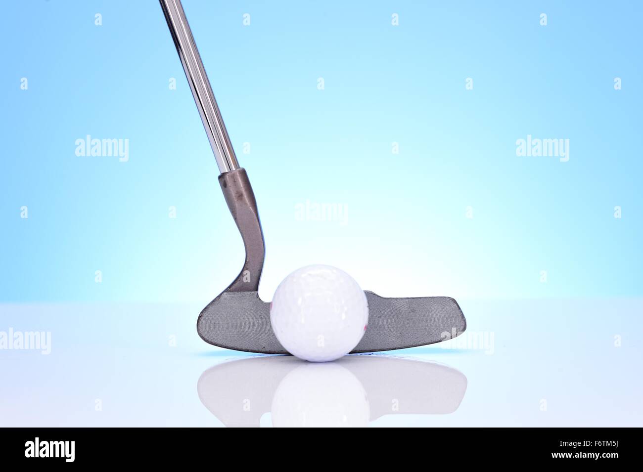 A conceptual studio photo of golfing equipment Stock Photo - Alamy